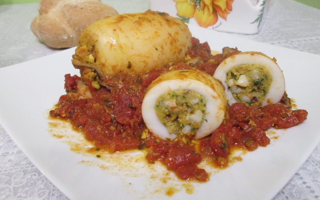 Sépia recheada à moda italiana - Culinária direto da Itália Sépia ...